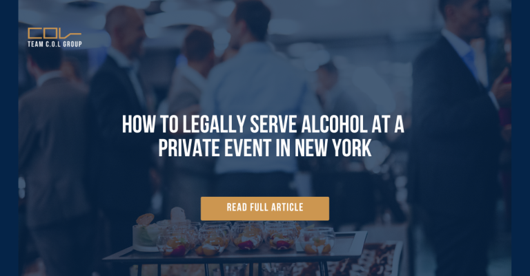 How to Legally Serve Alcohol at a Private Event in New York - Team Col